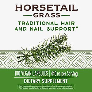 Nature's Way Premium Herbal Horsetail Grass 440 mg 100 VCaps