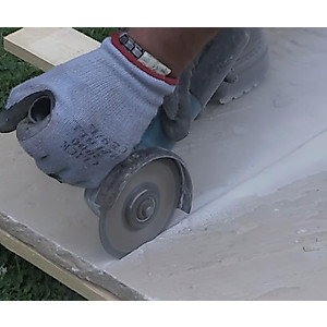 4.5'' Diamond Blades for Angle Grinder - Diamond Cutting Wheel for Dry and Wet Cutting Stone, Marble, Granite, Tile, Brick, Masonry, Paving Flag, Concrete, Ceramics. 2 Pack