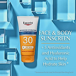Eucerin Sun Advanced Hydration SPF 30 Sunscreen Lotion, 5 Fl Oz Tube
