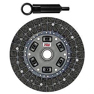 ClutchMaxPRO Performance Stage 2 Clutch Disc Plate with Alignment Tool Compatible with 1988-1998 Toyota Supra MK3 7MGE MK4 2JZGE 1992-2000 Lexus SC300 W58 (CPLC56024R1DEAT-16085-ST2)