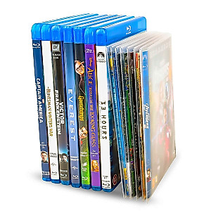 Tarifold Blu-Ray Disc Protective Sleeve with Closing Flap and Space for Cover – 50/Pack (10283)