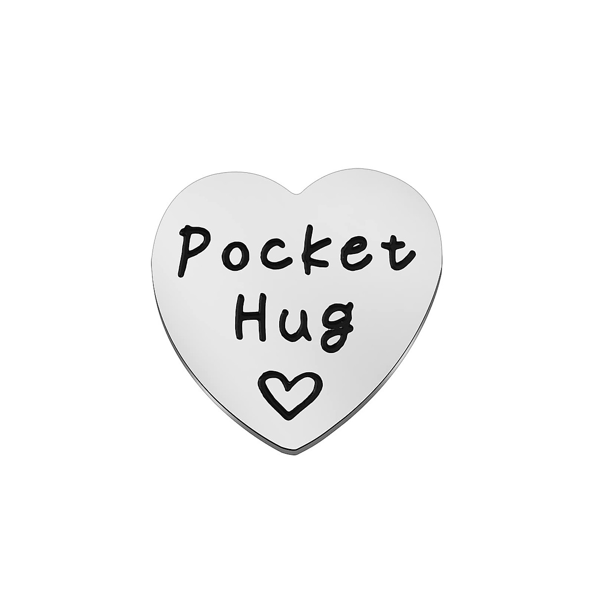 KUIYAI Pocket Hug Token Message Card Gift Encourage Jewelry Best Friends Gift Long Distance Gift Couple Gift Colleague Gift (pocket hug card)