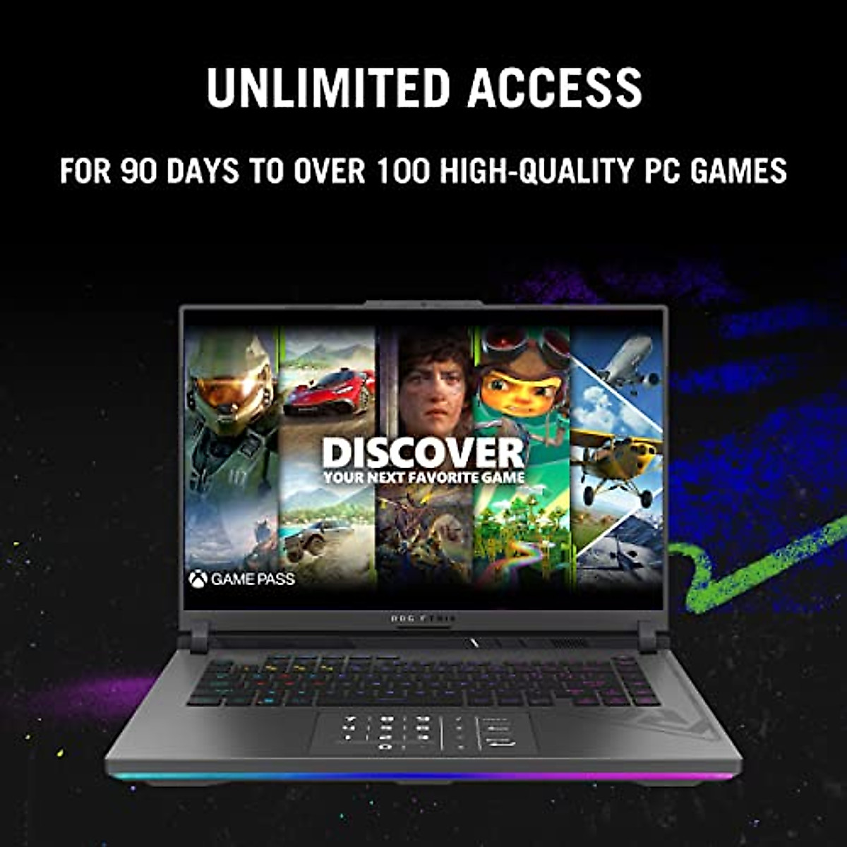 ASUS ROG Strix G16 (2023) Gaming Laptop, 16” Nebula Display 16:10 QHD 240Hz, GeForce RTX 4070, Intel Core i9-13980HX, 32GB DDR5, 1TB PCIe SSD, Wi-Fi 6E, Windows 11 Pro, G614JI-XS96,Eclipse Gray