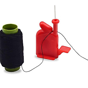 Automatic Needle Threader, Needle Threader for Home Use, Needle Threader for Hand Sewing, Needle Threader for Various Needle Types, Needle Threader for Handicraft Essential （2Pcs）.