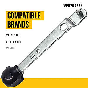 WP9709276 9709276 Speed Control Lever - Compatible Whirlpool KitchenAid Mixer Parts - Replaces AP6013789 3184193 PS11747016 - Length Is Approximately 3.5 Inches - Has A Black Plastic Handle At The Top