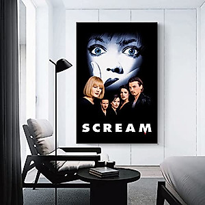 Movie poster scream Poster Decorative Painting Canvas Wall Art Living Room Posters Bedroom Painting 16x24inch(40x60cm)