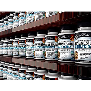 Magnesium Bisglycinate Chelated Supplement - High Absorption Magnesium Supplement for Muscle, Bone & Joint Support - Non-GMO, Non-Laxative, Fully Buffered for Maximum Bioavailability - 180 Capsules