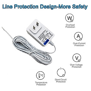 24V c Wire Adapter for Smart Thermostat - 26.2ft Long nest Power Connector，Ring doorbell Power Adapter Fits Ring, Nest Hello, Wyze, Eufy Video Doorbells and Ecobee,Sensi,Nest,Honeywell Thermostat