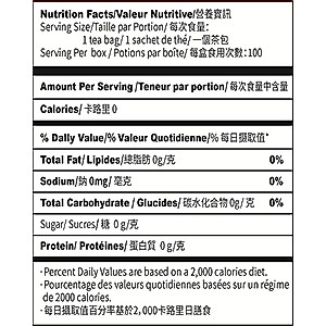 Imozai Organic White Tea Bags 100 Count Individually Wrapped