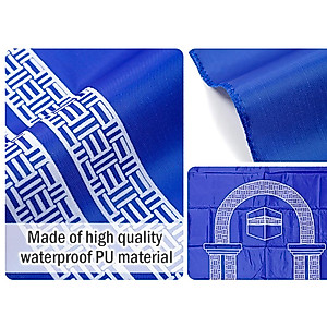 Anlising 5PCS Portable Muslim Prayer Mat, Muslim Travel Prayer Mat with Compass,Pocket Prayer Mat,Islamic Prayer Mat,Portable Foldable Prayer Rug,Muslim Prayer Mat,Islamic Pocket Prayer Rug(5 Colors)