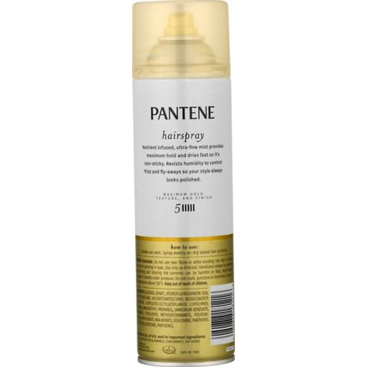 Pantene Pro-V Level 5 Maximum Hold Hairspray for Maximum Hold, Texture and Finish, 11 oz