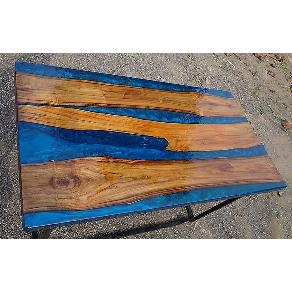 Epoxy Resin River Table, Natural Wood, Epoxy Table, Live Edge Wooden Table, Dining table, Natural Epoxy Table, Resin Table