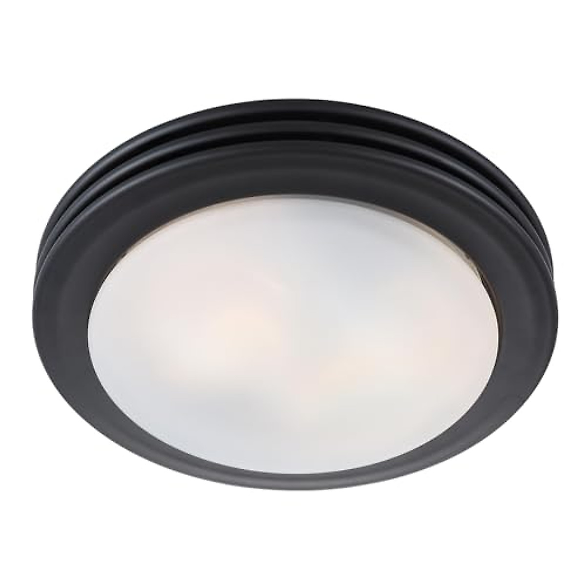 Good Housekeeping 90054z Yorkshire Decorative Bathroom Ventilation Exhaust Fan and Light, Medium, Matte Black