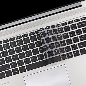 Keyboard Cover for 14" HP ProBook 440 445 G9 G5 G6 G7 G8 G10, HP ProBook 430 G5, HP ProBook x360 440 G1, HP ProBook 640 G4 G5 G7 G8 Keyboard Protective Skin (Not fit 430/440/640 G1 G2 G3) -Black
