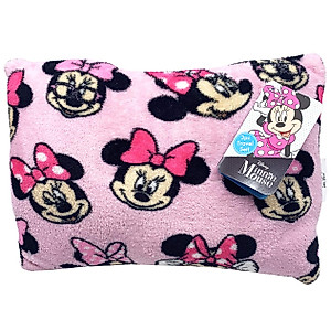 Jay Franco Disney Minnie Mouse Travel Set - 3 Piece Kids Travel Set Includes Blanket, Pillow, & Plush