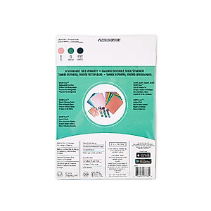 Sizzix Surfacez Opulent Cardstock Pack 8" x 11 1/2" Muted 60Sh | 665697 |Chapter 2 2022, Multicolor