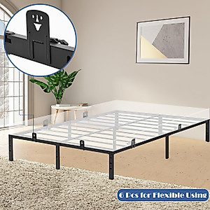 Mattress Gaskets for Metal Bed Frame Non Slip Mattress Holder Mattress Stoppers to Prevent Sliding 6pcs Anti-Slip Baffle Extra Heavy Duty Mattress Retainer Bar for Adjustable Bed