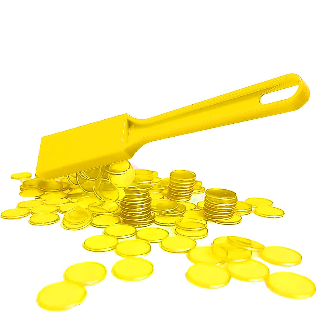 Dacefloy Magnetic Wand and 100 Bingo Chips Educational Learning STEM Kit Magnet Tool for Science Experiment,Classroom Game, Sensory Bins