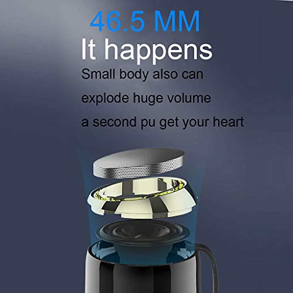 Charella #s3Lsqv Mini Portable Bluetooth+Fm Mp3 Speaker Recharge Music Subwoofer Superbass Stereo