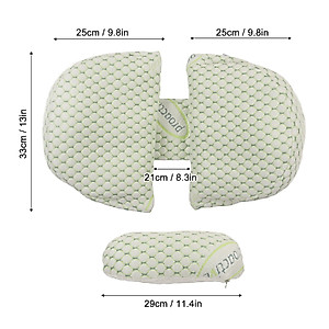 Wedge Pregnancy Pillow,U Shaped Pregnancy Pillow Wedge for Belly Support,Ergonomic Maternity Wedge Pillow,for Pregnant Women (green), pregnancy belly support pregnancy pillow pregnancy pillows pr