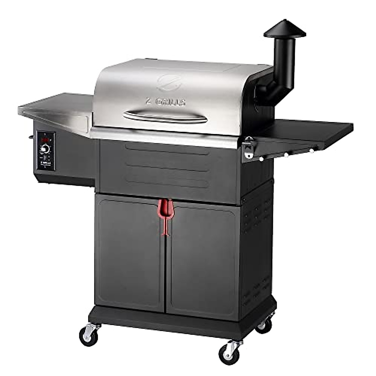Z Grills 8 in 1 Wood Pellet Grill & Smoker with PID Controller, 572 Sq In Cooking Area, Direct Flame Access, 600D3E