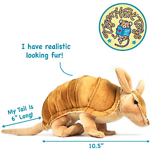 TigerHart Mike The Armadillo - 10 Inch (Tail Measurement not Included!) Stuffed Animal Plush