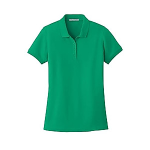 Port Authority Ladies Core Classic Pique Polo, Bright Kelly Green, XX-Large
