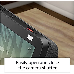 Echo Show 8 (2nd Gen, 2021 release) | Smart display with Alexa - Charcoal + Echo Show 5 (2nd Gen, Kids) - Chameleon