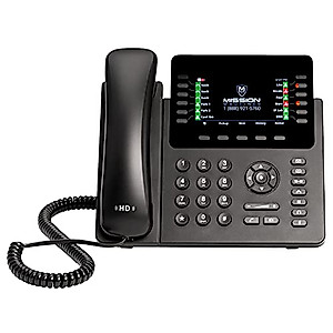 Mission Machines S-100 Business Phone System: Advanced Pack - Auto Attendant/Voicemail, Cell & Remote Phone Extensions, Call Recording & Mission Machines Phone Service for 2 Month (4 Phone Bundle)
