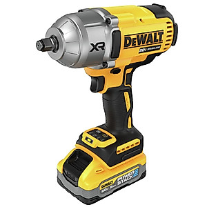 DEWALT 20V MAX* XR Cordless Impact Wrench, Brushless, 5-in. High Torque with 5.0Ah Battery (DCF900H1)