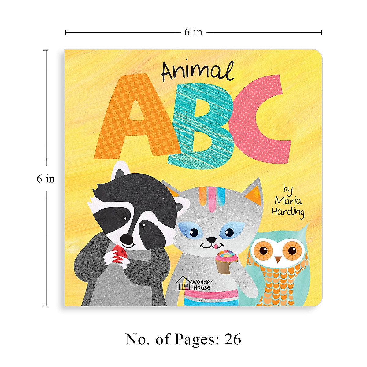 Animal ABC: Playful animals teach A to Z (Padded Board Book)