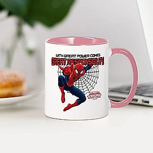 CafePress Spiderman: With Great Power Mug Ceramic Coffee Mug, Tea Cup 11 oz