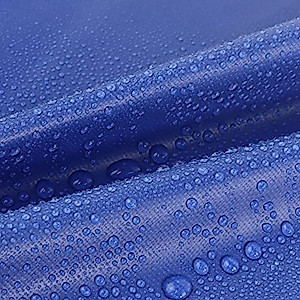Shiny Waterproof Canvas Fabric for Outdoor/Indoor Project,1680 Denier Smooth Canvas Cordura Fabric Apply to Craft,DIY,Bag and Case,Home Decor, Sunbrella,Awning,60"Wide,Sold by The Yard (Blue)