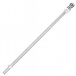 www.usflags.com Tangle Free Spinning Pole -Silver Pole, Silver Ball TOP