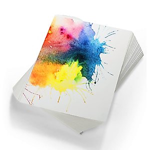 Outus 500 Sheets Bulk Watercolor Paper for Kids White Cold Press Painting Paper Cotton Paper Painting Drawing Finger Paint Sketch Art Crafts for Child Student Artist(6 x 9 Inch)