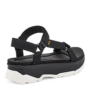 Teva Women's Leisure and Sportwear, Black/White, 9.5