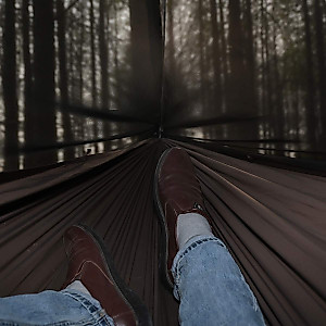 onewind Hammock Mosquito Single & Double Camping Hammocks Bugnet -360-Degree Protection Bottom Entry Security from Bugs, Mosquitoes, No See Ums, Spiders & Pesky Bugs -Lightweight Compact Easy Setup