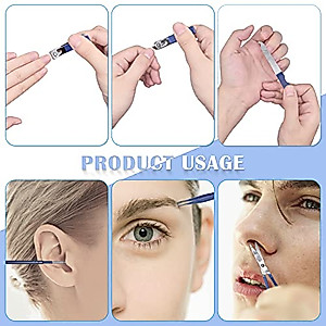 ATENTO Premium Manicure Set Nail Clippers Pedicure Kit, 18 Pcs Stainless Steel Manicure Kit, Professional Nail Care Tools Fingernail Clippers Grooming Kits, Nail Set Kit for (Blue)