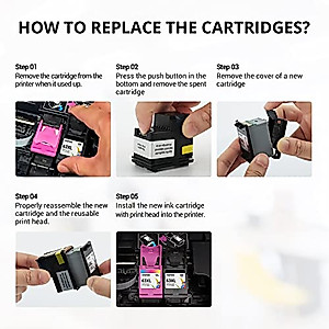 FASTINK for HP 63 XL 63XL Remanufactured Ink Cartridge for OfficeJet 5258 5255 4650 3830 4655 4652 3634 Envy 4520 Deskjet 1112 3636 Printer (1 Print Head, 3 Color Inkwell)
