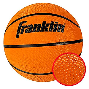 Franklin Sports Over the Door Indoor Basketball Hoop - Kids Mini Hoop for Bedroom - Steel Rim Mini Hoop - Includes Ball and Pump - Red Light Up