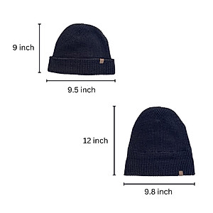 Golden Kocoon® - E-M-F Organic Cotton Beanie with a Bamboo Lyocell Faraday Fabric Liner - Adult Size in Grey -5 g, Cell Towers, Bluetooth, Smart Meters & WiFi- Golden Cocoon Hat Cap