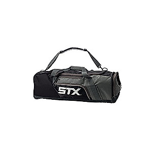 STX Lacrosse Challenger Lacrosse Equipment Bag, Black, 36-Inch