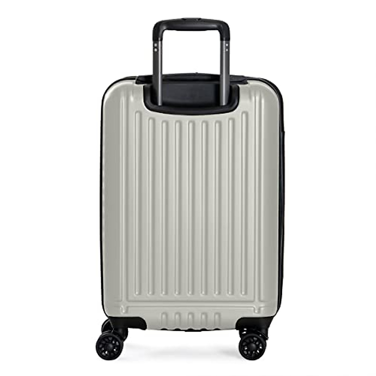 Ben Sherman Sunderland Spinner Travel Upright Luggage, Dover White, 20-Inch Carry On