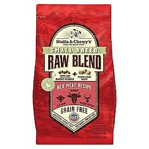 Stella and Chewy's Small Bred Raw Blend, 10 Pound, Red Meat Recipe, Grain-Free Dog Food