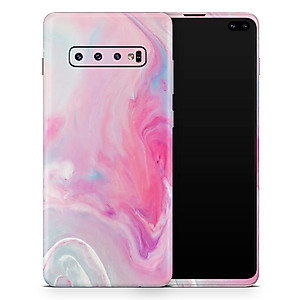 DesignSkinz Marbleized Pink Paradise V5 Protective Vinyl Decal Wrap Skin Cover Compatible with The Samsung Galaxy S20 (Screen Trim & Back Glass Skin)
