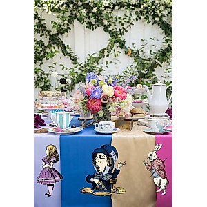 Alice in Wonderland Decor Tea Party Decoration Cardboard Cutouts 10 PCS Double Sided Laminated