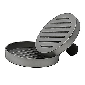 Thymart Metal Hamburger Press Burger - Ideal for Making Formed Meat, Fish or Vegetable Burgrs- Non-Stick Burger Press Hamburger Patty Maker