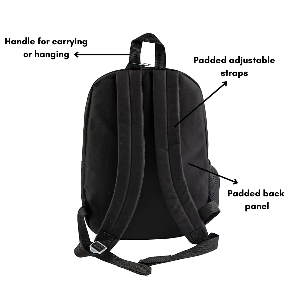 RALME Minécraft Backpack Set with Lunch Box for Boys & Girls, 16 inch, 5 Piece Value Set