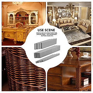 SITLDY 2800-Count 18 Gauge 1/4" Narrow Crown Staples 1/2"-1200, 3/4"-800, 1"-800, Heavy Duty Galvanized, Assorted Size Project Pack, for Pneumatic, Electric Stapler (Silver)