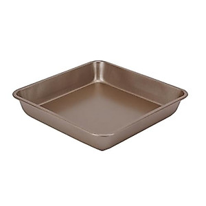 Dhjrefhhd 1Pcs Square Baking Pan Non-stick Coating Cake Baking Pan For Bread Chicken Wings Meats Cookies Cake Molds Baking Tray Golden